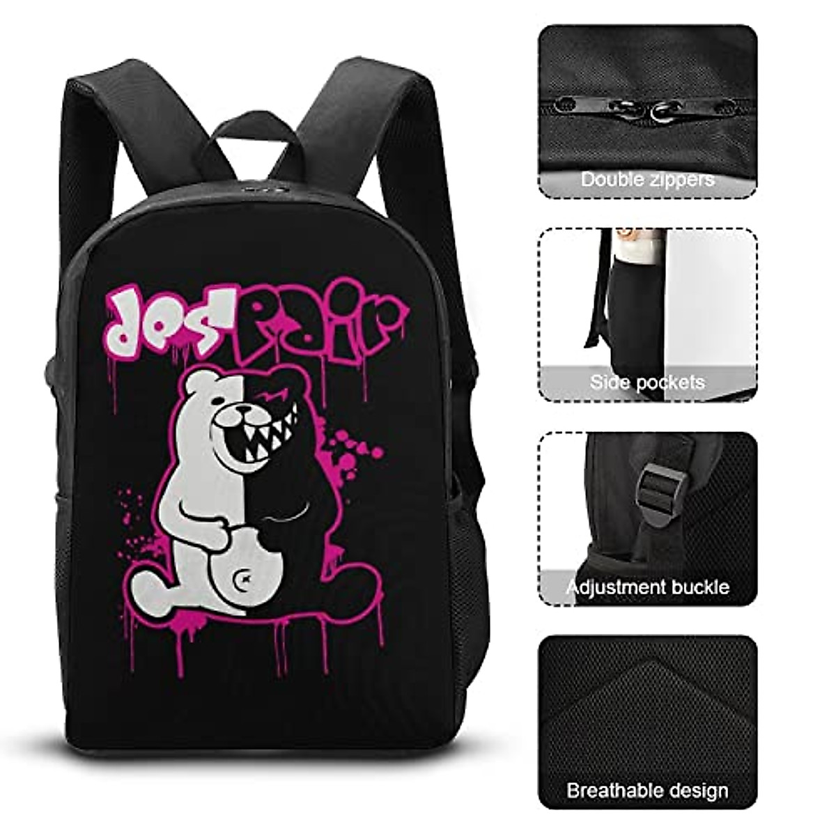 Despair Backpack Simple Merch Logo Graphics Lightweight Cartoon Printed Bags Travel Computer Backpacks