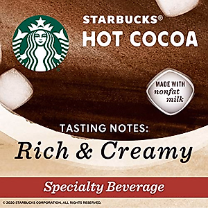 Starbucks Hot Cocoa K-Cup Coffee Pods — Hot Cocoa for Keurig Brewers — 1 box (10 pods)