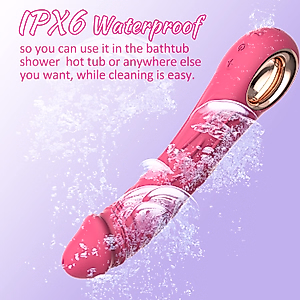 Nosakki Realistic Vibrator Dildo for Women, Sex Toys Clitoris G Spot Anal Stimulator with 10 Powerful Vibration Mode, Adult Toys Waterproof Powerful Vibrator for Couples