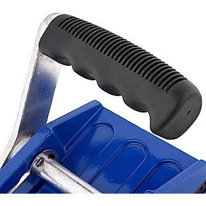 ZUOS Double Handed Stone Carrying Clamps Granite Panel Carriers Lifter Tools for Lifting Quartz Worktops Slabs Marble with Rubber-lined(2-PCS)