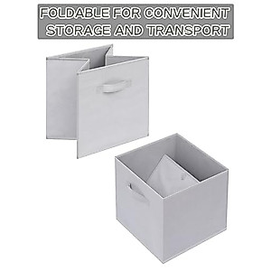 ECLAT Shoe Covers Box 12 Inch Storage Cubes- 1 Pack Foldable Shoe Booties Holder, Dispenser Bin for Guest, Homeowner, Realtor, Open House, Real Estate Agent Supplies, Light Gray