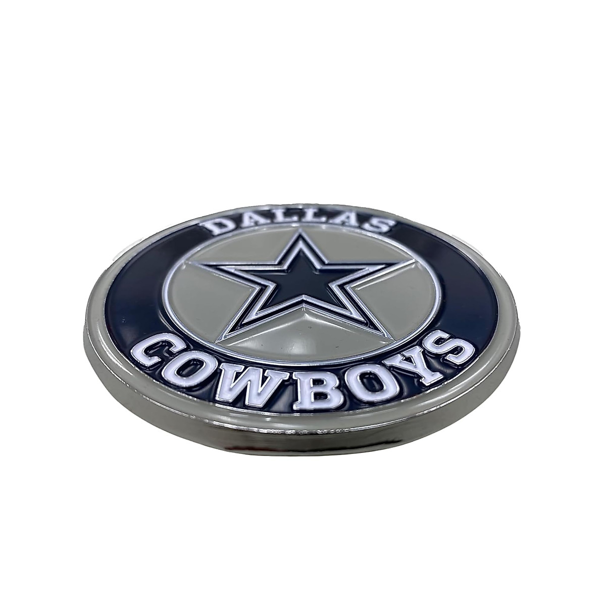 Dallas Cowboys NFL Metal 3D Team Emblem by FANMATS – All Weather Decal for Indoor/Outdoor Use - Easy Peel & Stick Installation on Vehicle, Cooler, Locker, Tool Chest – Unique Gift for Football Fan
