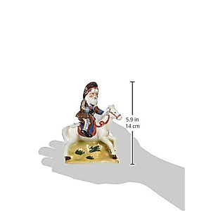Cosmos Gifts Native American Santa on Horse Salt and Pepper Set, 5-1/8-Inch