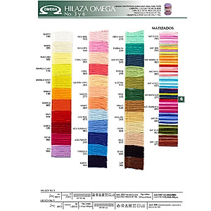 OMEGA NO.6 [70grs] by Omega - Soft Yarn 100% Mercerized Cotton Yarn - Color 22 Navy Blue 555