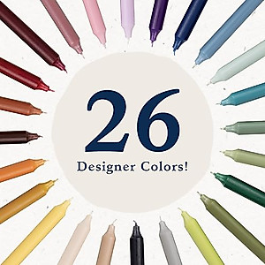 Northern Lights Candles - 12" 12pk Tapers - Crimson - 72795