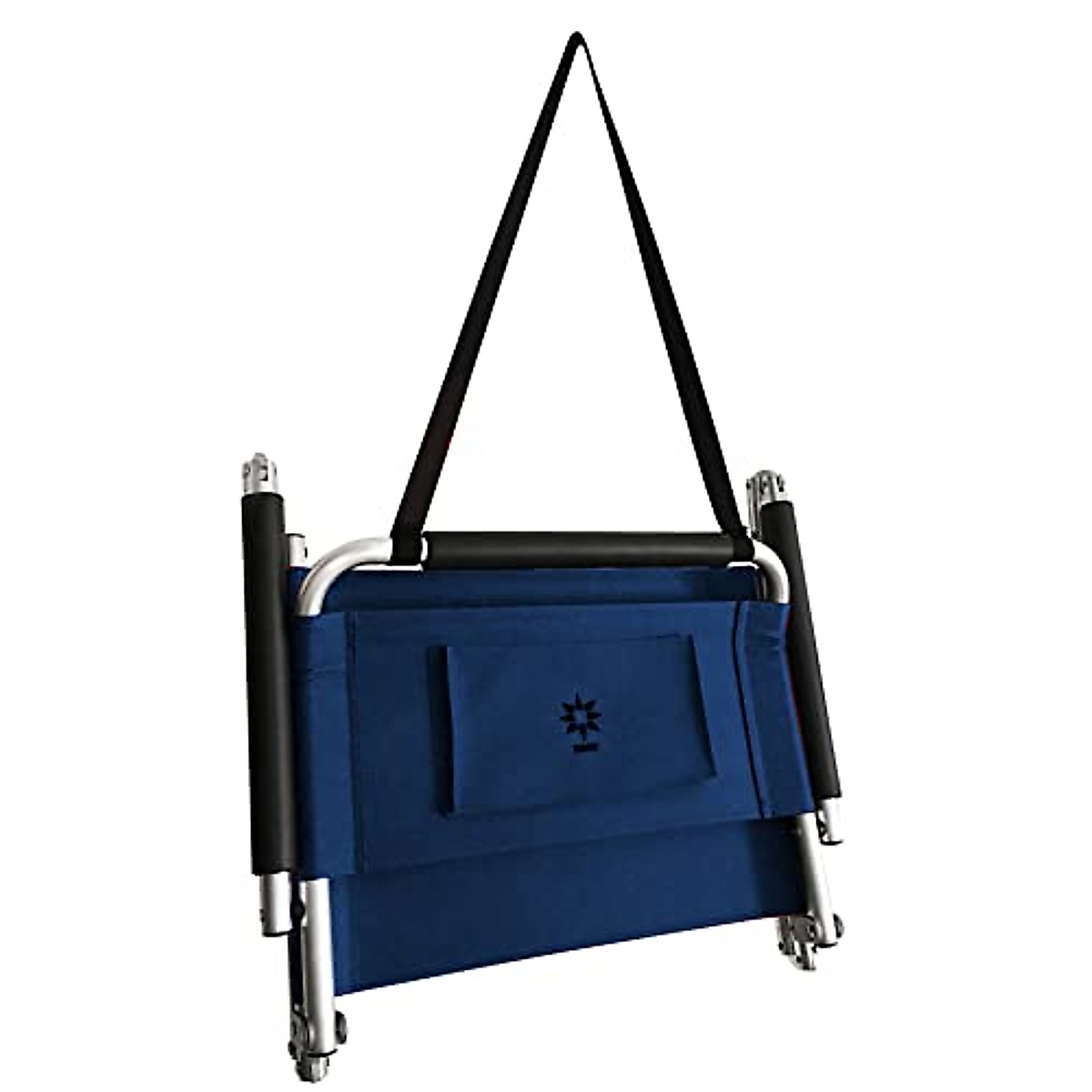 Neso Beach Chairs 2 Pack | Water Resistant with Shoulder Strap and Slip Pocket | Folds Thin (Navy, Regular)