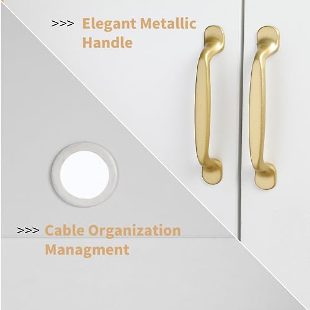 VOWNER 71'' Freestanding Pantry Cabinet with Buffet Cupboard, Kitchen Pantry Storage Cabinet with 6 Doors and Drawer, Utility Pantry for Kitchen, Dining Room,White