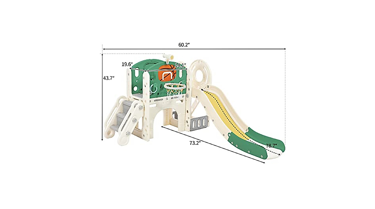 8-in-1 Toddler Castle Playset for Indoor & Outdoor Fun