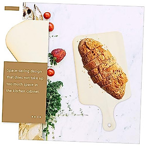 RUNROTOO 3pcs DIY Tray Wooden Meat Serving Platter Wooden Pizza Serving Trays Mini Cutting Mini Cutting Board Charcuterie Tray Easy Cheese Fruit Serving Plate Chopping Board Blank Wood Tray