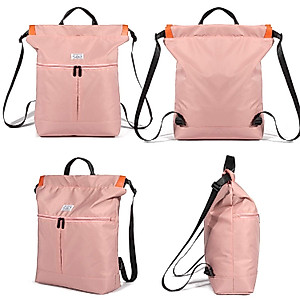 Risefit Waterproof Drawstring Bag, Gym Bag Sackpack Sports Beach Backpack for Men Women