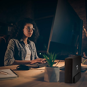 Fantom Drives 20TB External Hard Drive - GFORCE 3 Pro 7200RPM, USB3, eSATA, Aluminum, Black, GFP20000EU3