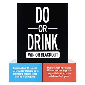 Do or Drink - Card Game - Expansion Pack #2 - Party Game - Dares for College, Camping and 21st Birthday Parties