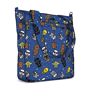 JuJuBe New! Be Light - STAR WARS™ Galaxy of Rivals, Tote, Large Baby Diaper Bag w/Changing Pad, Travel Bag for Boy or Girl, Lightweight Backpack for Baby Essentials, Baby Bottles, Diapers, Pacifiers
