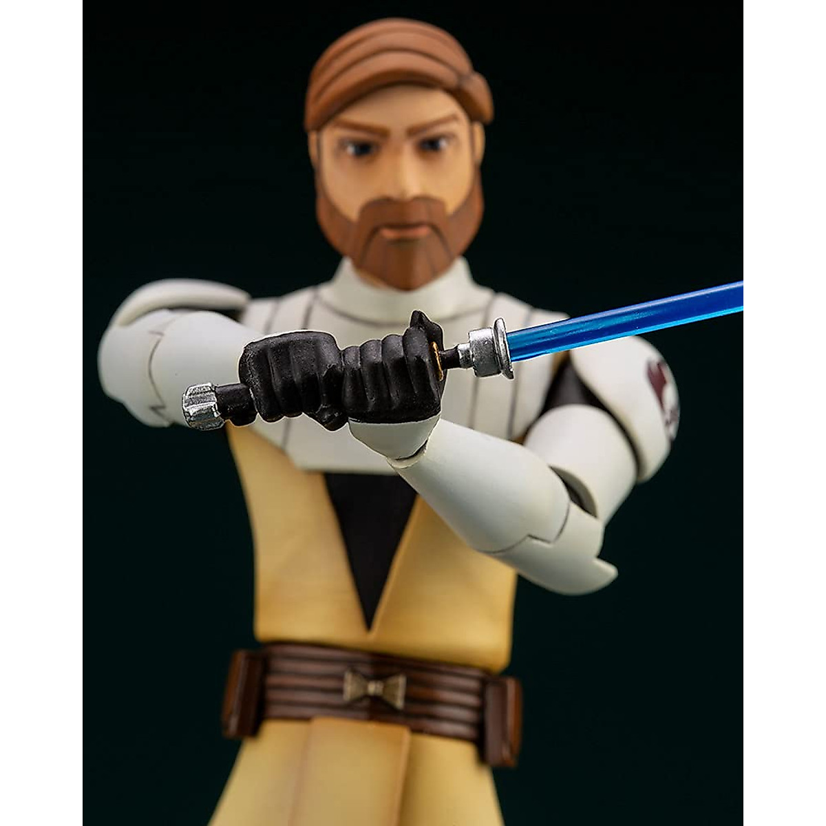 Kotobukiya Star Wars: The Clone Wars: OBI Wan Kenobi ArtFX+ Statue, Multicolor