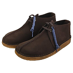 Clarks Originals Mens Desert Trek Suede Dark Brown Shoes 10 US