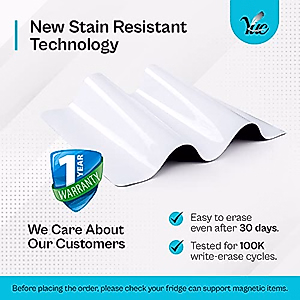 12x8 inch - Small White Board - Magnetic whiteboard - Magnetic Dry Erase Board - Fridge whiteboard - Refrigerator whiteboard - White Board for Fridge - Dry Erase Board Magnetic - Magnetic White Board