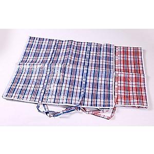 Stevenynn Set of 2 Large Laundry Moving Bags with Zipper and Handles!Size23x23x5.7/18x19x4.7 Great for Travel,Laundry,Shopping,Storage,Moving! (Blue)