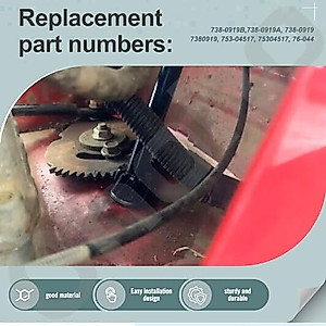 738-0919A Steering Shaft with Bushing by Ohoho - Compatible with MTD - Replaces 738-0919B, 738-0919, 753-04517 76-044