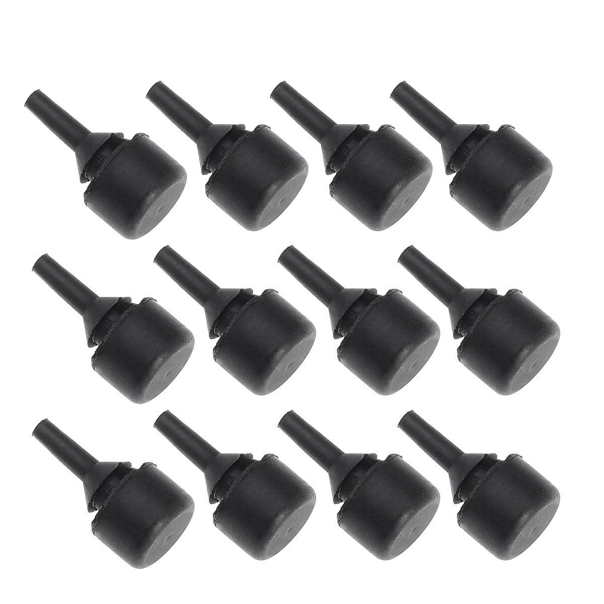 1/4" Rubber Bumper Feet fits for 1/4 inch Hole Grill Crock Pot with 1/2" OD x 5/16" Head 12pcs