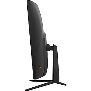 MSI G32C4X, 32" Gaming Monitor, 1920 x 1080 (FHD) Curved Gaming Monitor, 1 ms, 250Hz, FreeSync, 1500R, HDMI, DisplayPort, Tilt Adjustable, Black