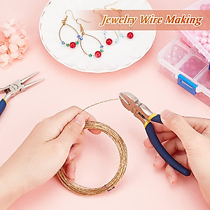 BENECREAT 20Ft Engraved Textured Brass Wire, 20 Gauge Jewelry Craft Copper Wire for Ring Making, Beading Wrapping and Other Jewelry Craft