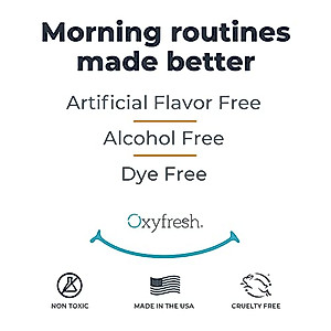 Oxyfresh Cavity Protection Fluoride Mouthwash – Anticavity Mouthwash for Sensitive Teeth – Non-Staining, Alcohol Free – Lasting Fresh Breath. 16 oz.
