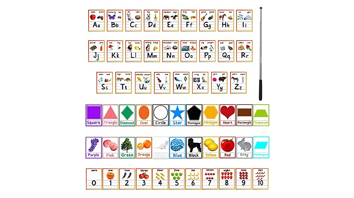 Engaging 59 Pieces Alphabet Bulletin Board Set for Kids