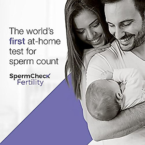Spermcheck Fertility Home Test Kit for Men- Shows Normal or Low Sperm Count- Easy to Read Results-Convenient, Accurate, Private