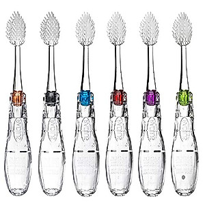 Radius Tour Travel Toothbrush, Assorted color - 1 count