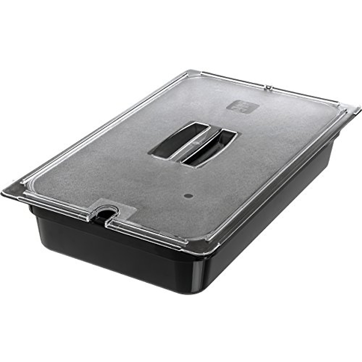 Carlisle FoodService Products 10211U07 StorPlus Full Size Polycarbonate Universal Handled Notched Food Pan Lid, Clear