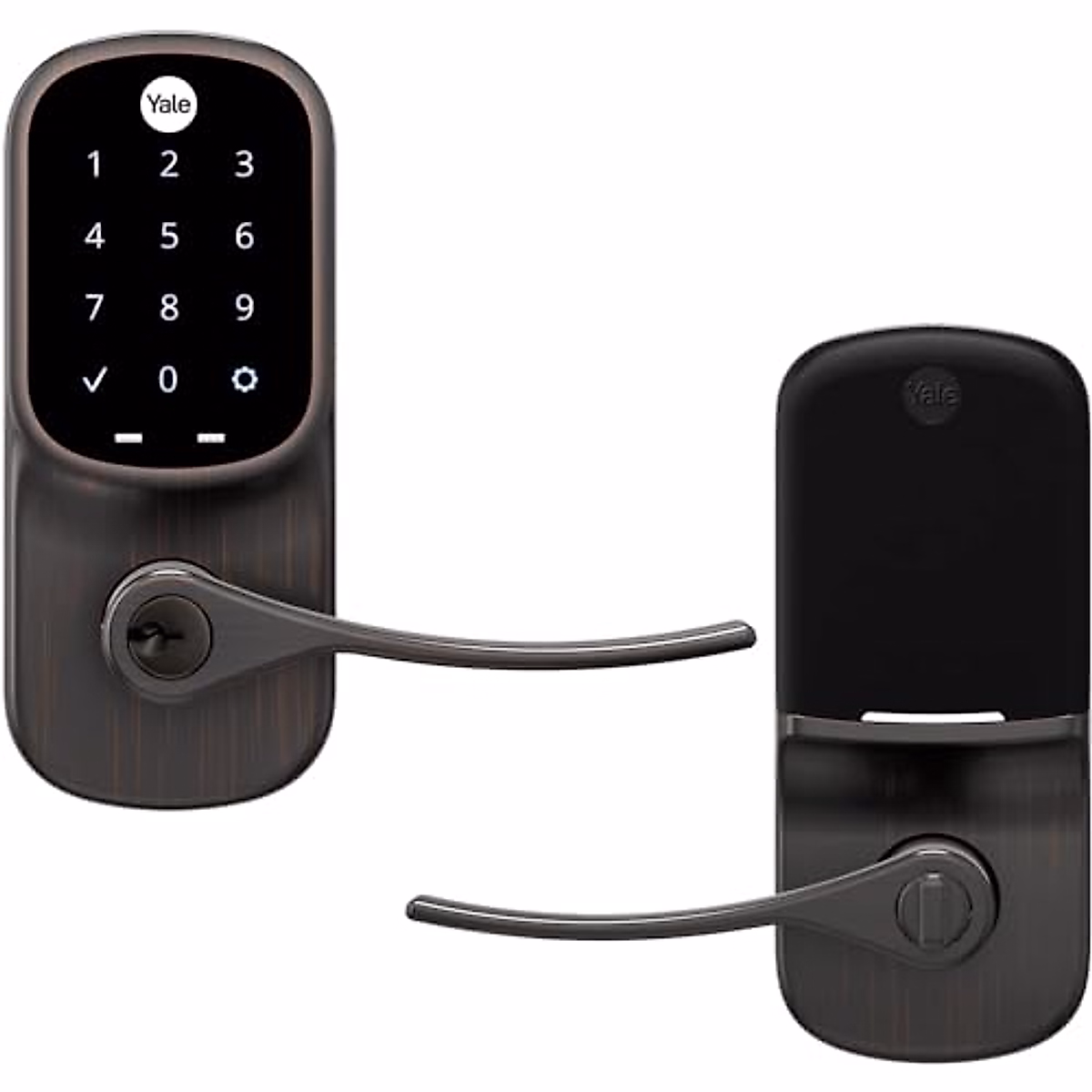 Yale Assure Lever - Wi-Fi Touchscreen Smart Lever Lock - Oil Rubbed Bronze