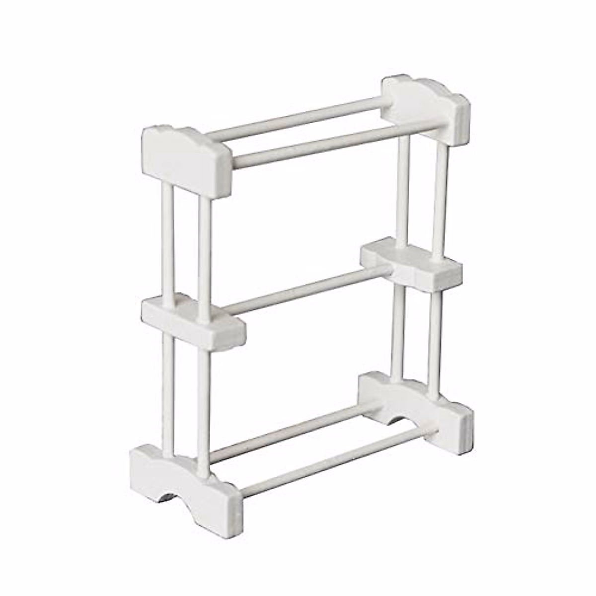 shlutesoy 1/12 Doll House Wooden Standing Towel Drying Rack Micro Bathroom Furniture