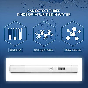 mijia Water Quality Test Pen,TDS Tester Water Quality Meter Tester Pen Water Measurement Tool