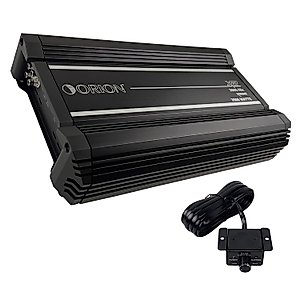 Orion XTR Series XTR3500.1DZ High Power Monoblock Class-D Car Amplifier - 3500W RMS, 1-Ohm Stable, Low-Pass Crossover, Bass Boost Control, MOSFET Power Supply, Bass Knob Included, Made in Korea