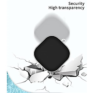 Soft TPU Transparent Case for Beats Fit Pro 2021 – True Wireless Noise Cancelling Earbuds, Beats Fit Pro Case Cover with Keychain for Women Men (Transparent)