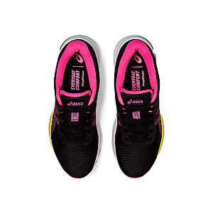 ASICS Women's Gel-Pulse 12 Running Shoes, 6.5, Black/HOT Pink