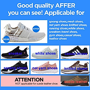 BIGBIGRIVER Shoe wipes 2 Pack 60 Pcs Sneaker Wipes Cleaner Quick Wipes Travel Portable Removes Dirt, Stains