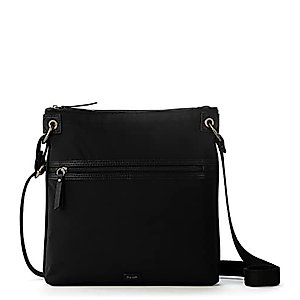 The Sak Esperato Flat Crossbody in Recycled Nylon, Black
