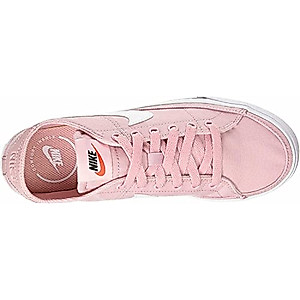 NIKE Women's Gymnastics Shoes Walking, Pink Glaze White Black Team Or, 10.5