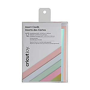 Cricut Joy Insert Cards Sampler in Princess, Finger Paint and Romantic Bundle - DIY Card Design Project Seasonal Holidays Birthday Wedding Celebration Baby Greeting Invitations Party Gifts Graduation