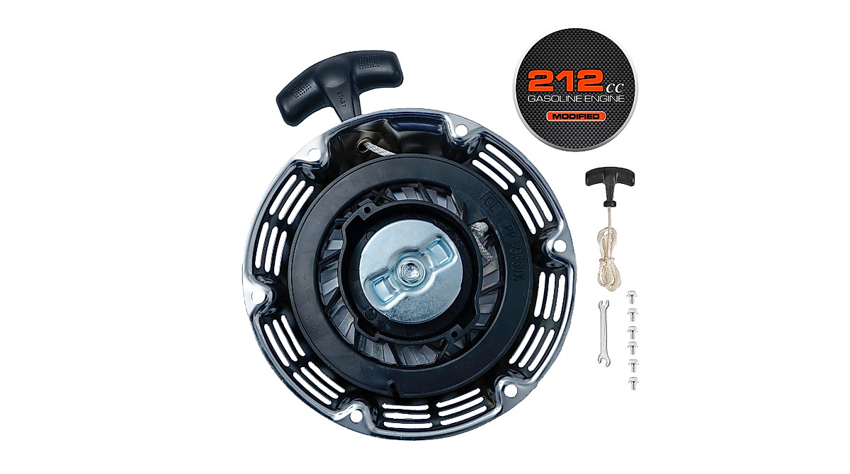 Brilliant Chrome Pull Start Recoil for Predator 212 & Mini Bikes