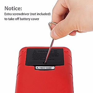 CAMWAY LCR Meter LCD Capacitance Inductance Resistance Tester Measuring Meter Self-Discharge pF nF μF with Overrange Display