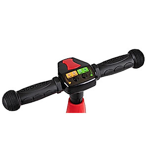 Glare Wheel Kids Kick Scooter Real Smoke Rocket Portable Foldable (Red)