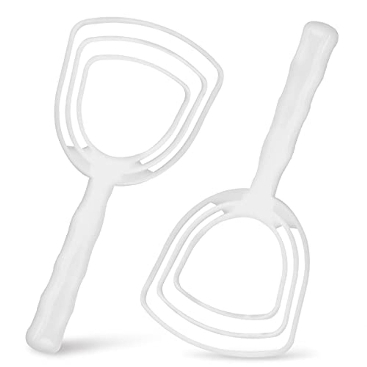 2 Pieces Meat Scraper Bone Dust Scraper Bone Scraper，Professional Square Polyethylene Bone Dust Scraper, Kitchen Catering Kitchenware Square Bone Fish Scales Dust Remover (White)