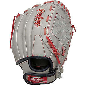 Rawlings | SURE CATCH T-Ball & Youth Baseball Glove | Right Hand Throw | 11" | Mike Trout Model