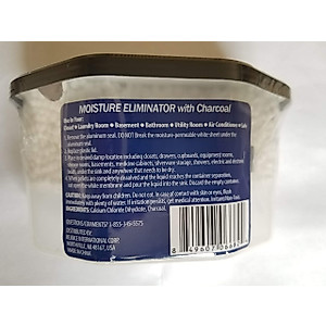 Homebright Moisture Eliminator with Charcoal, 9.8oz 277g, Traps Excess Moisture, Eliminates Tough Odor