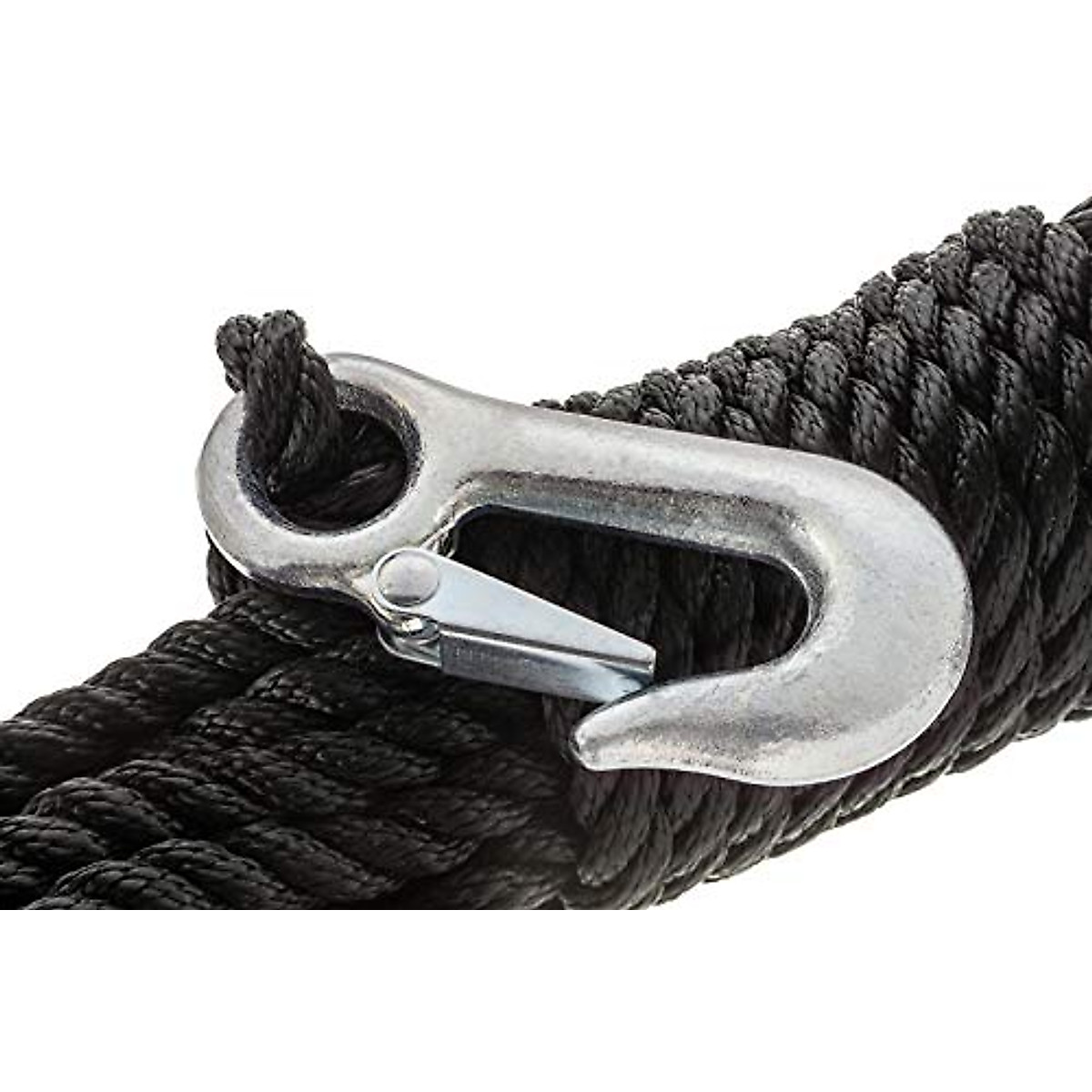 Attwood 11739-2 Poly Winch Rope with Steel Hook (3/8-Inch x 20-Feet)