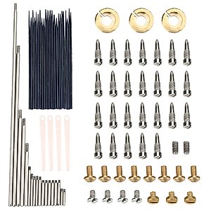 Alto Sax Repair Maintenance Kit Set, Wind Musical Instrument Parts Accessories for Saxophone Saxophone Screws Saxophone Repair Kit Alto Sax Screws Ajean Baptiste