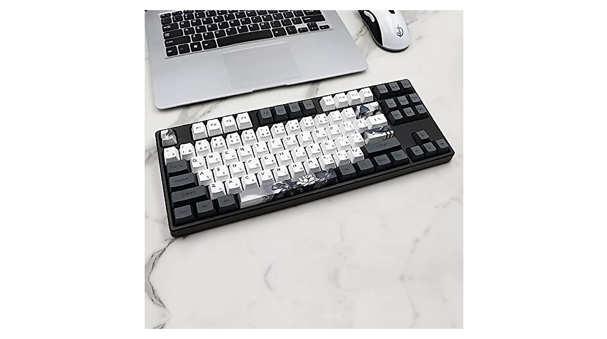 Shop MOLGRIA Ink Lotus Keycaps - 140 Custom Set