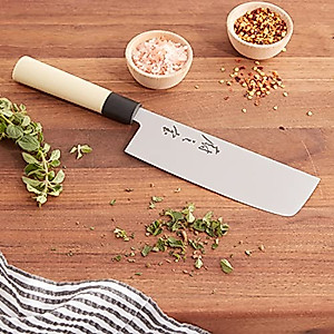 Mercer Culinary Asian Collection Nakiri Vegetable Knife with NSF Handle, 7-Inch